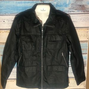 INC International Concepts | Other | Inc Black Coated Jacket Xl | Poshmark